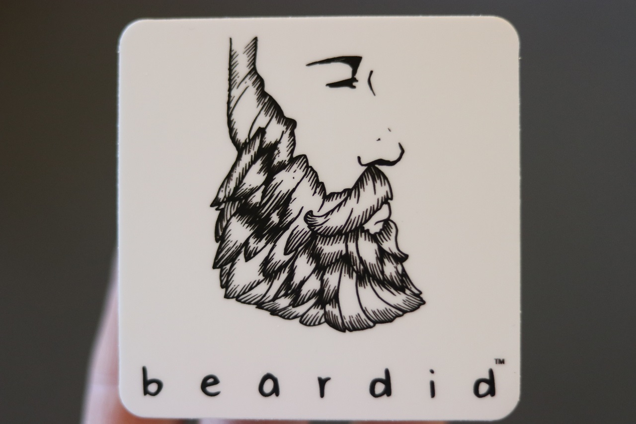 3″x3″ Beardid Sticker | beardid